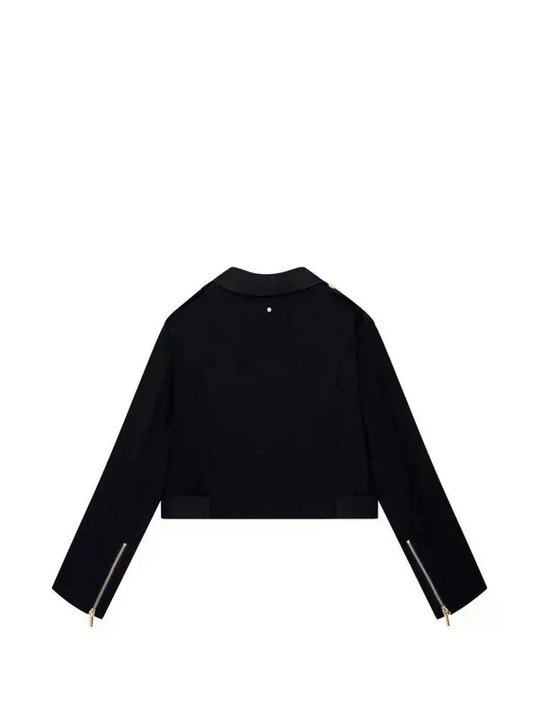 Armani Exchange Cropped Biker Jacket
