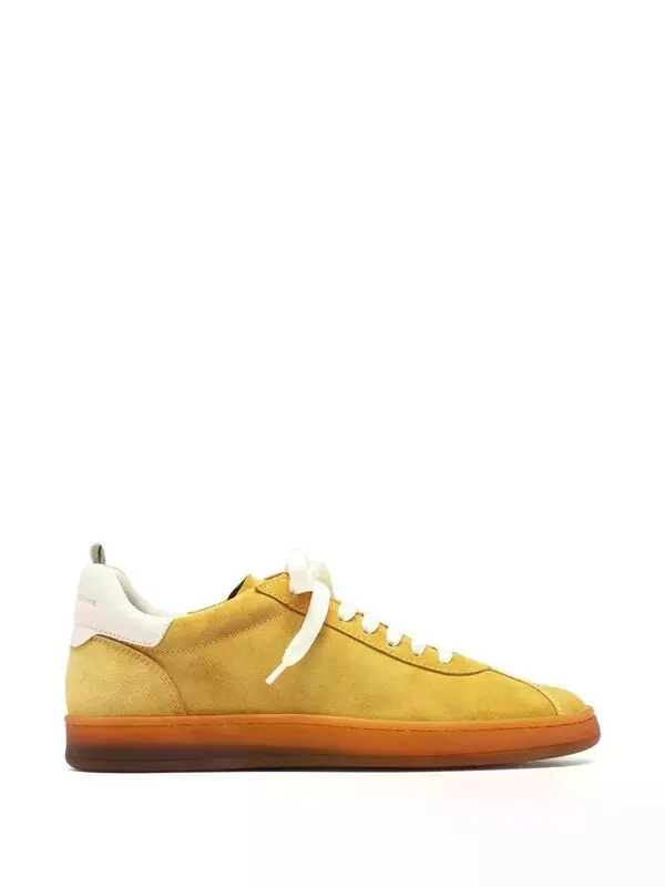 Officine Creative Ginnasio 101 Suede Panelled Low-top Sneakers