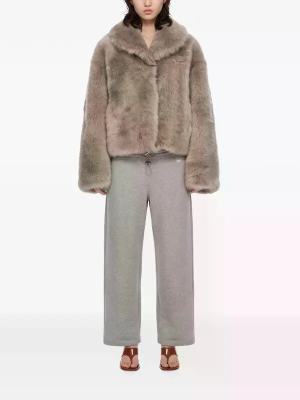 SALVATORE SANTORO Shearling Shawl-collar Coat