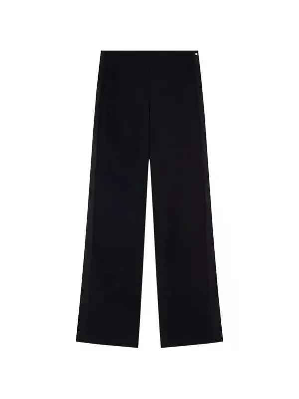 Armani Exchange Satin-trim Wide-leg Trousers