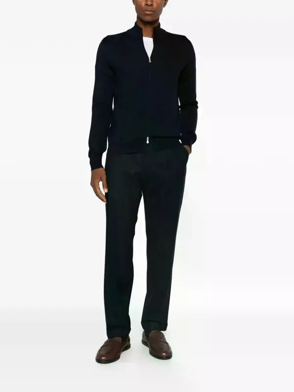 Tagliatore Raymond Zip-up Virgin-wool Cardigan