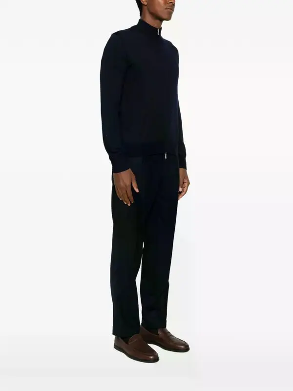 Tagliatore Raymond Zip-up Virgin-wool Cardigan