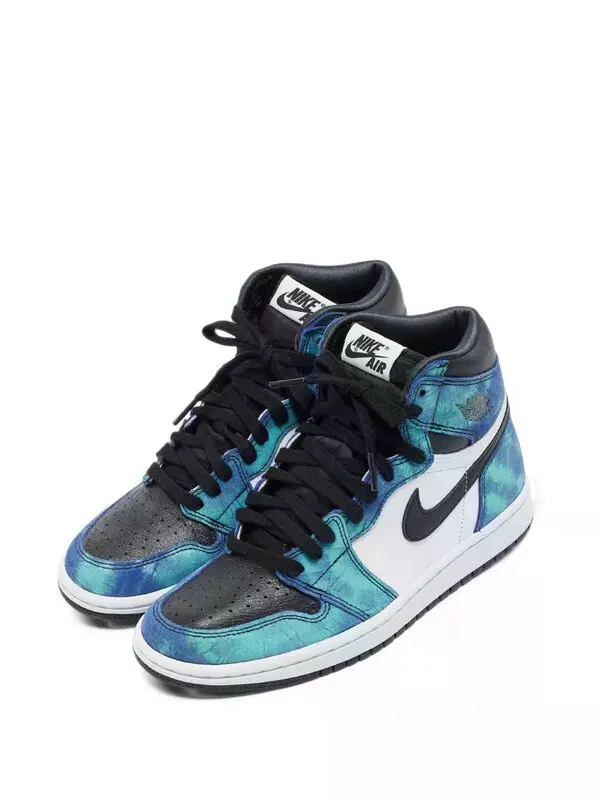 JORDAN 1 Retro Tie-dye Sneakers - Blue
