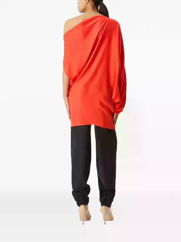 Gauge81 Ota Bias-cut Draped Mini Dress