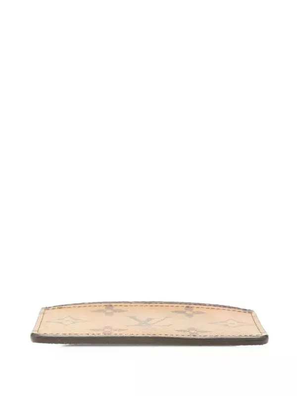 LOUIS VUITTON 2020 Monogram Reverse Card Holder