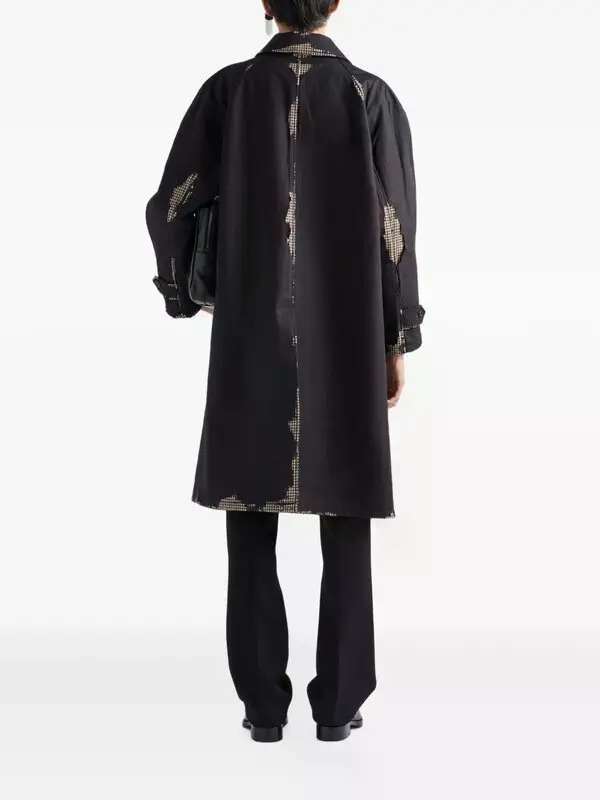Prada Bonded Devoré Cotton Coat