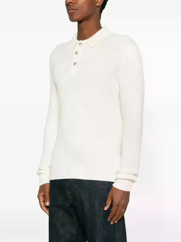 FILERIA Waffle-knit Polo Shirt