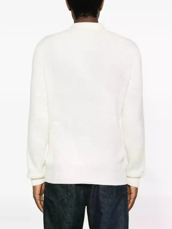 FILERIA Waffle-knit Polo Shirt