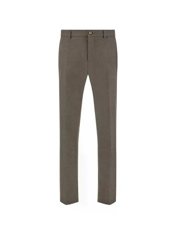 Paul & Shark Bellagio Wool Trousers - Brown