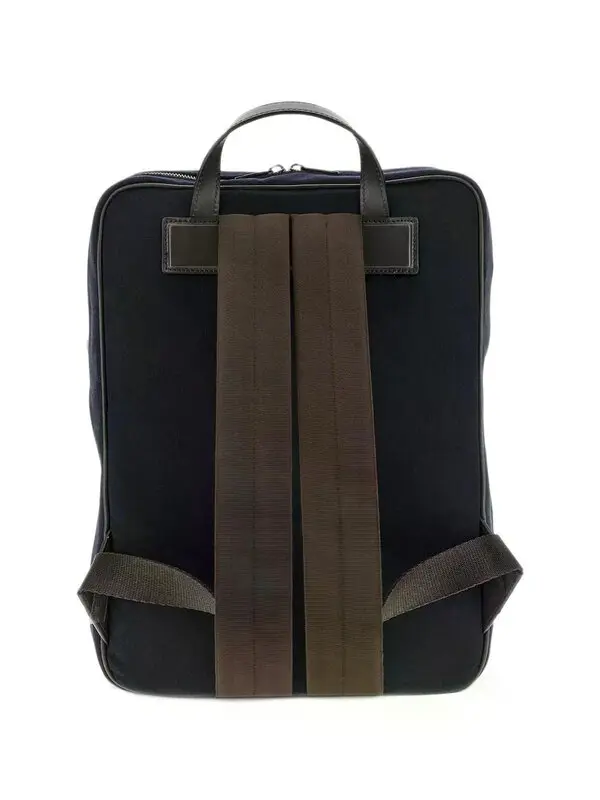 Paul & Shark Leather-trim Cashmere Backpack