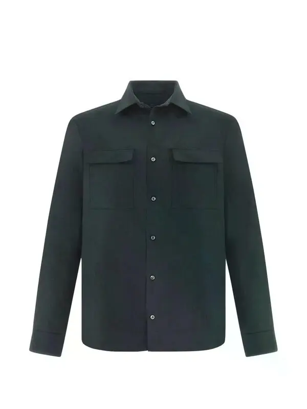 Paul & Shark Flap-pocket Wool Overshirt