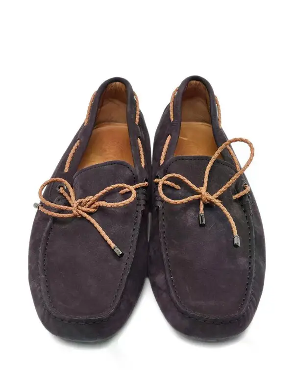 TOD'S City Gommino Braided Boat Shoes