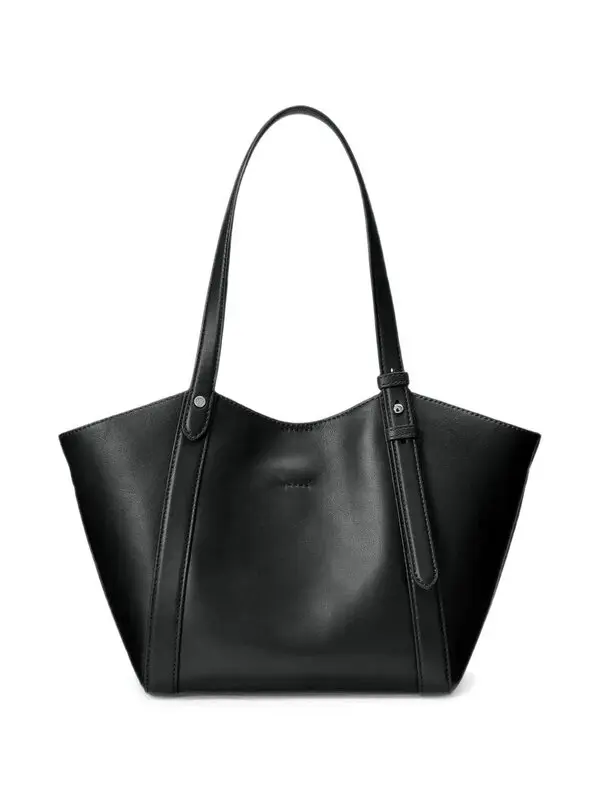 Ralph Lauren Logo-print Leather Tote Bag