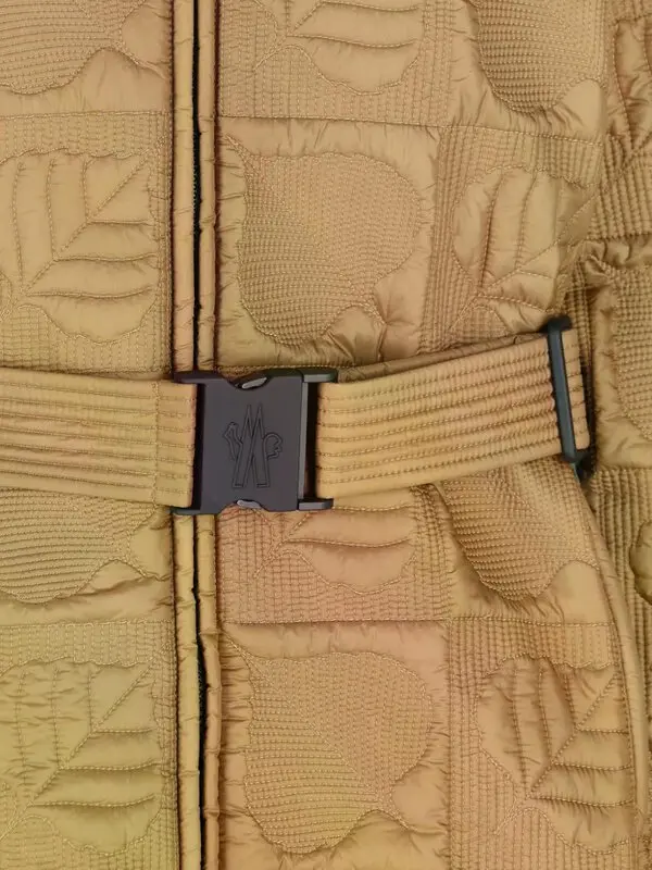 Moncler Crevoux Leaf-quilted Jacket - Brown