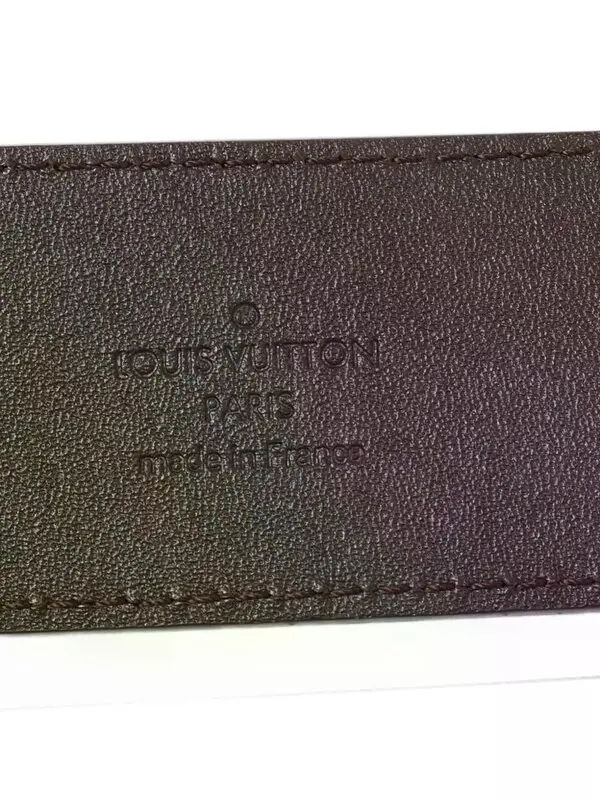 LOUIS VUITTON 2011 Initiales Damier Ebene Belt