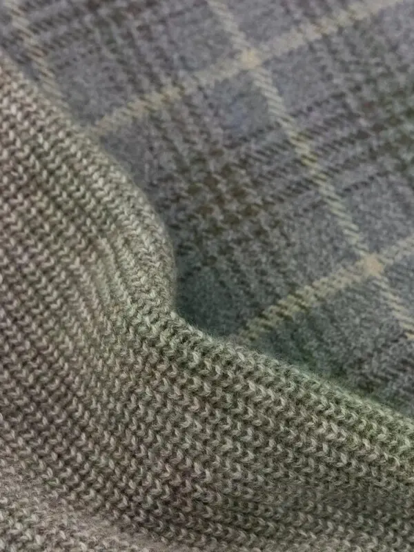 Paul & Shark Tartan-check Zip-up Cardigan