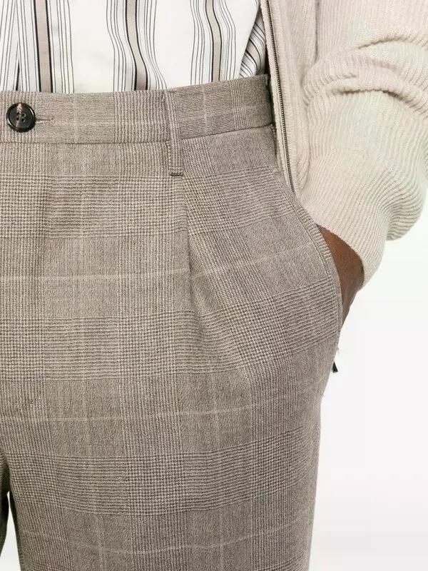 Incotex Check-pattern Trousers
