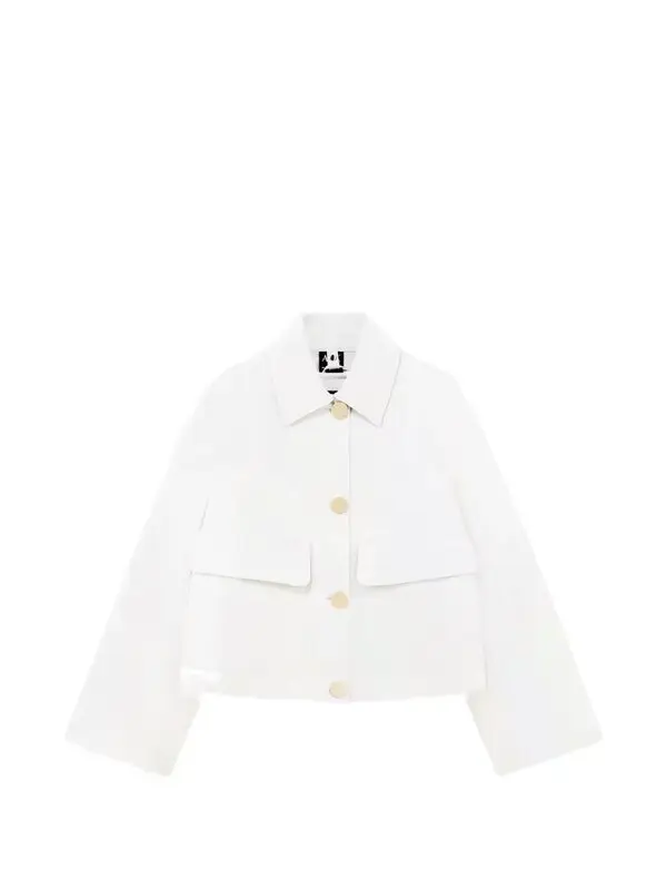 Armani Exchange Button-up Cropped Jacket