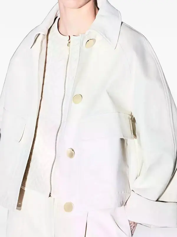 Armani Exchange Button-up Cropped Jacket