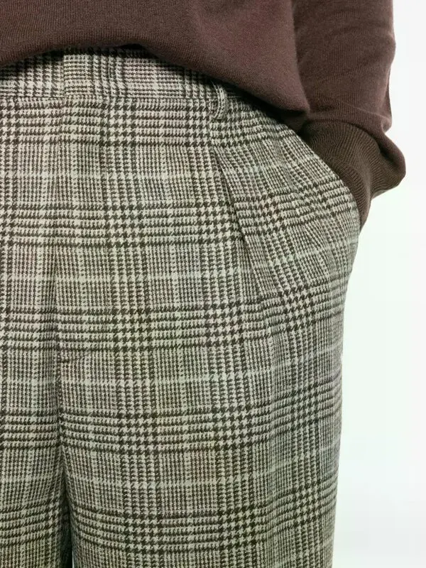 CELLAR DOOR Check-pattern Trousers
