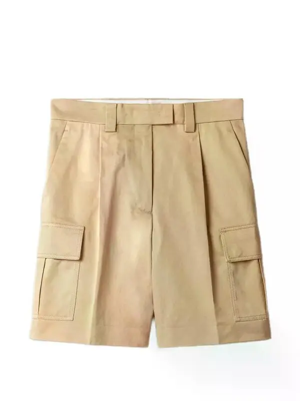 Miu Miu Chino Bermudas - Neutrals