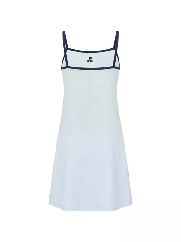 REST & RECREATION Coloration Contrast-trim Mini Dress