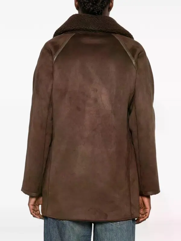 BETTA CORRADI Double-breasted Reversible Coat