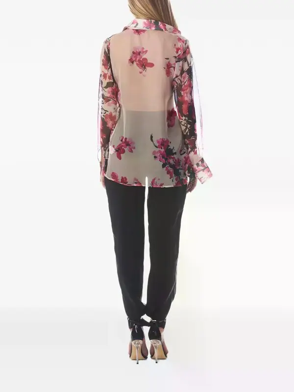 TESSITURA Floral-print Silk Shirt