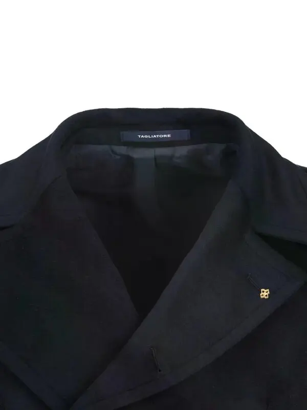 Tagliatore Double-breasted Virgin-wool Coat