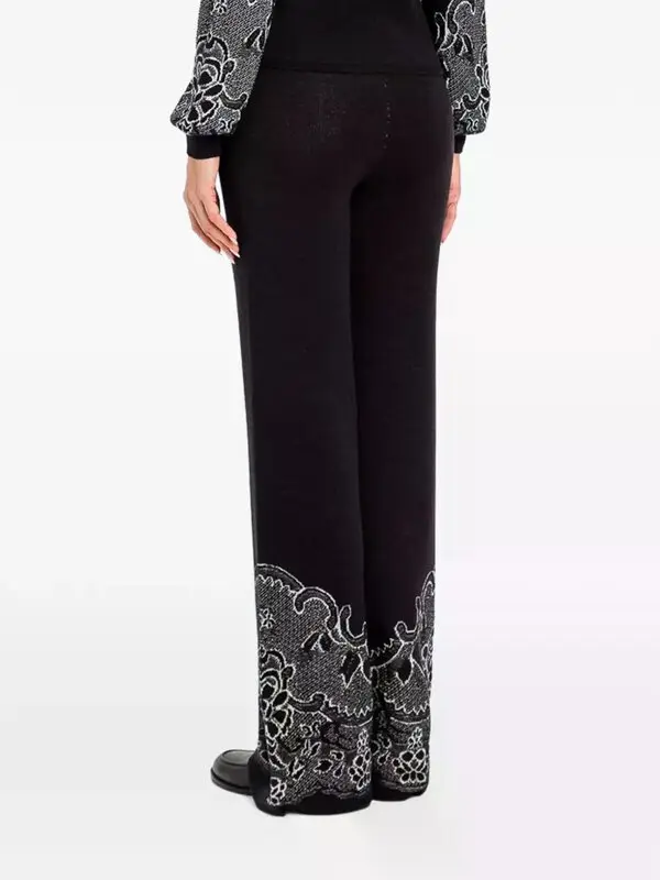 TWINSET Jacquard-knit Trousers