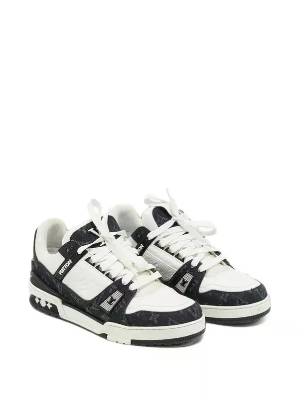 LOUIS VUITTON Trainer Monogram Denim Sneakers