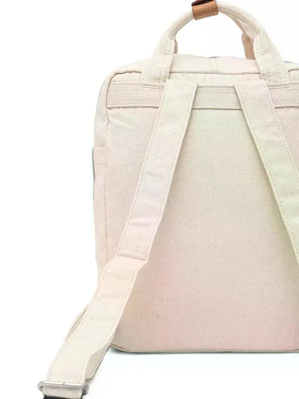 DOUGHNUT Mini Macaroon Floral-embroidered Buckle-fastening Backpack
