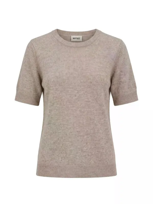 NOTSHY Fine-knit Short-sleeve Sweater