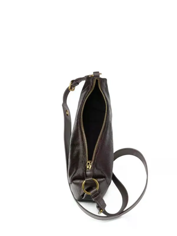 Ash Astrid Calf Hair Shoulder Bag - Brown
