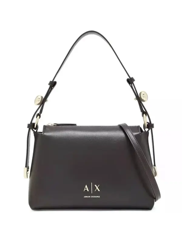 Armani Exchange Logo-plaque Shoulder-strap Shoulder Bag - Brown