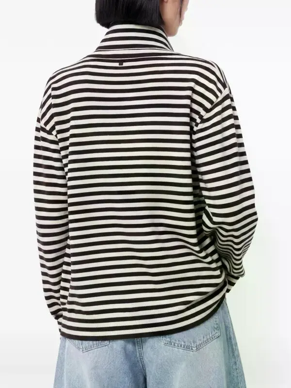 Max Mara Striped Roll-neck Sweater