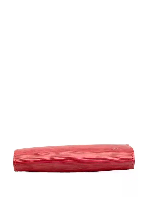 LOUIS VUITTON 1990-2010 Epi Bucket Pm Pouch - Red