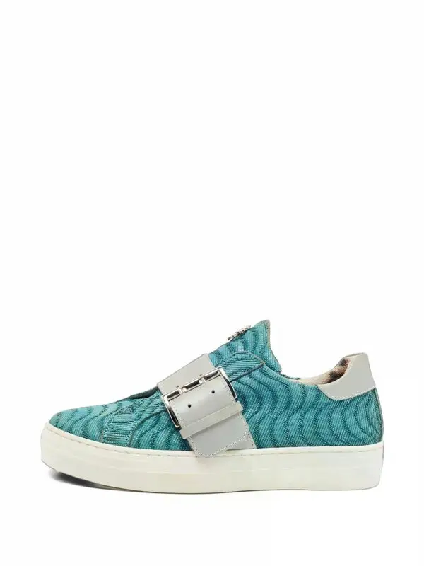 Roberto Cavalli Rcc Logo Buckle Sneakers