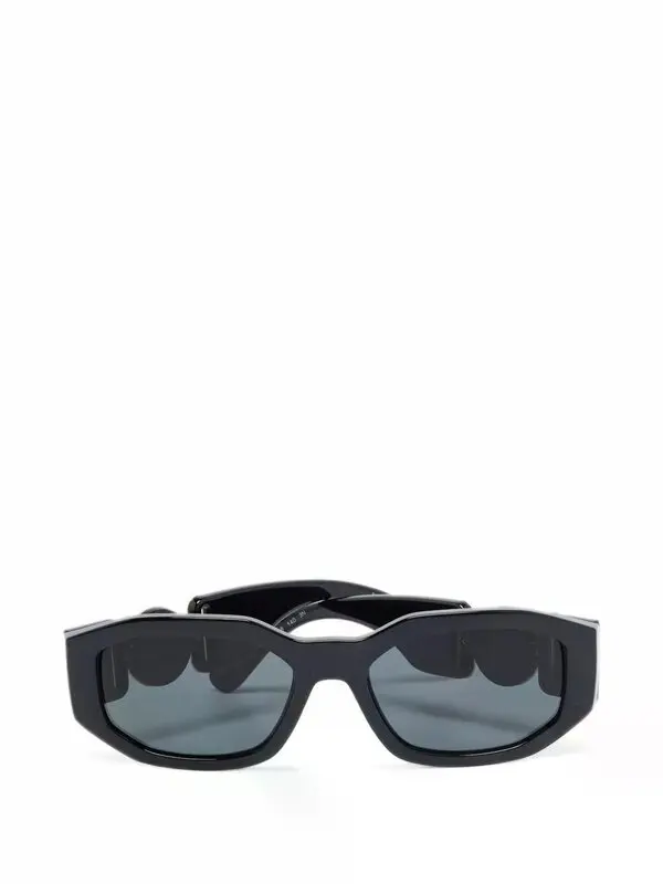 Versace Medusa Biggie Rectangle Sunglasses