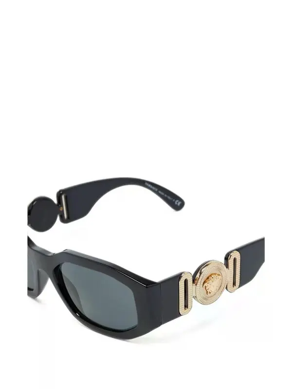 Versace Medusa Biggie Rectangle Sunglasses