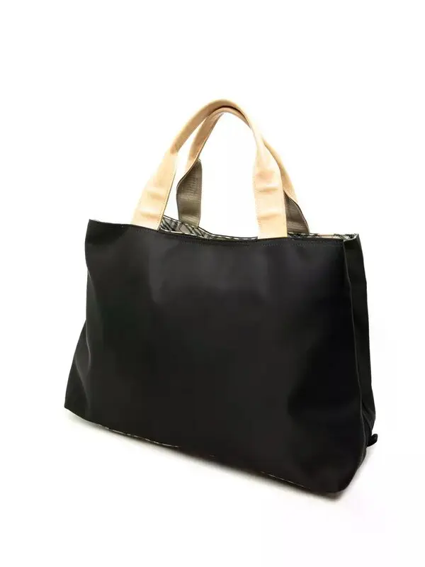 Burberry 2000-2017 Nova Check Trimmed Nylon Tote Bag