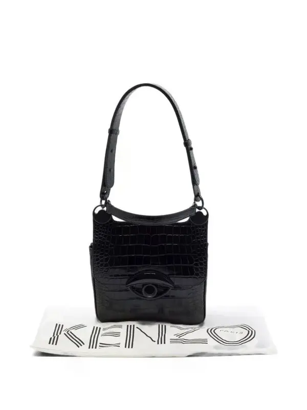 Kenzo Tali Crocodile-embossed Shoulder Bag
