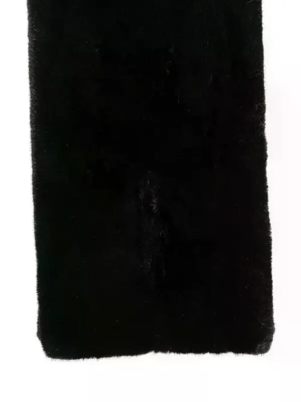 BULLY Faux-fur Scarf - Black