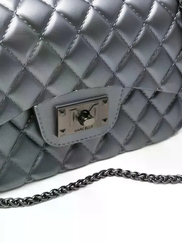MARC ELLIS Small Flat Falco 27 Quilted-effect Crossbody Bag