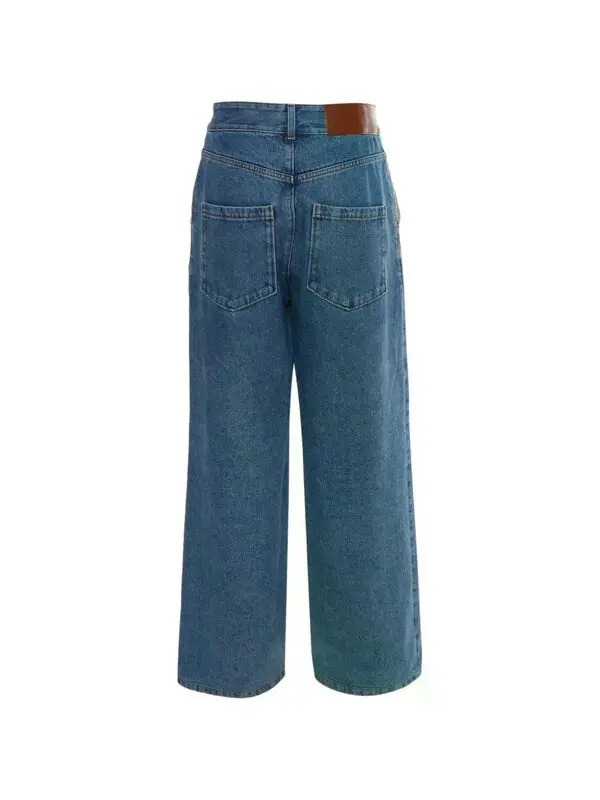 Loewe Anagram-motif Wide-leg Jeans