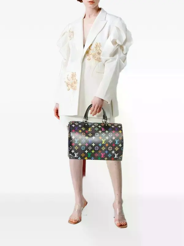 LOUIS VUITTON X Takashi Murakami Speedy Soft 30 Monogram Handbag
