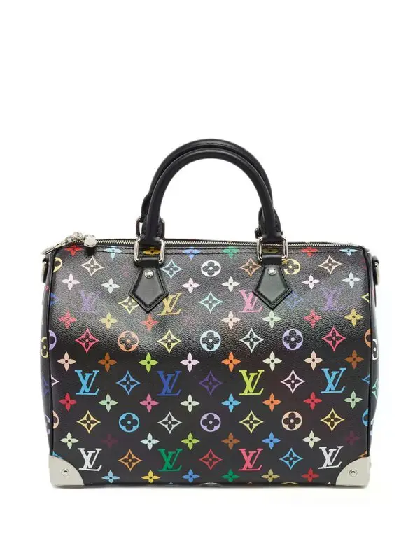 LOUIS VUITTON X Takashi Murakami Speedy Soft 30 Monogram Handbag