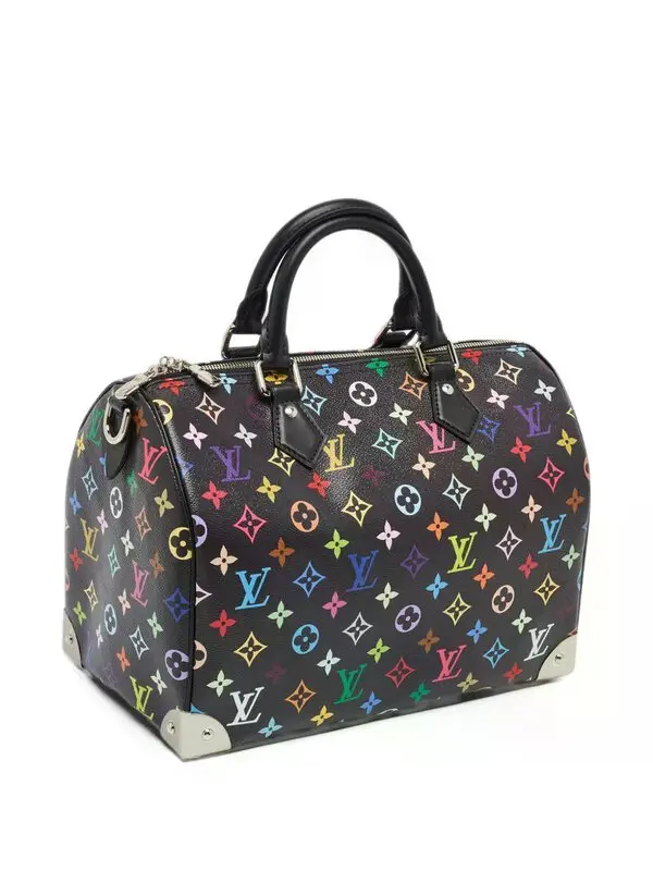 LOUIS VUITTON X Takashi Murakami Speedy Soft 30 Monogram Handbag