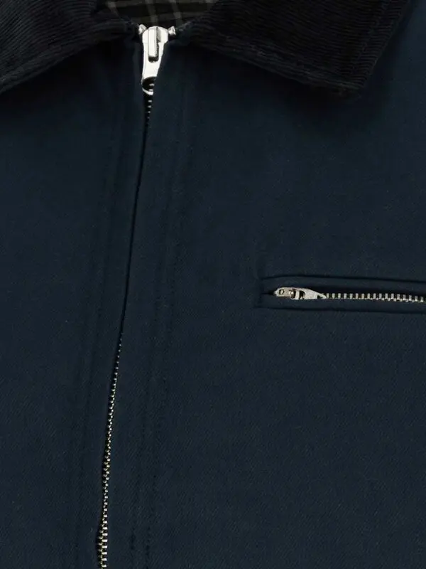 Gimaguas Cotton Shirt Jacket With Corduroy Collar