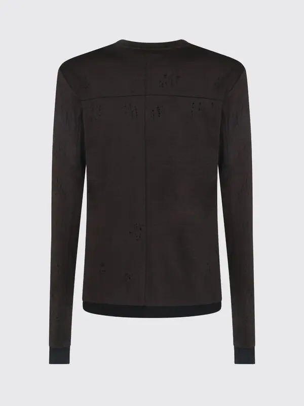 THOM KROM Long-sleeved Cotton Crew-neck T-shirt